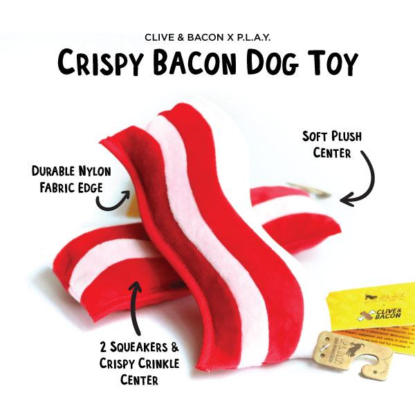 Crispy Bacon Plush Toy – Clive and Bacon