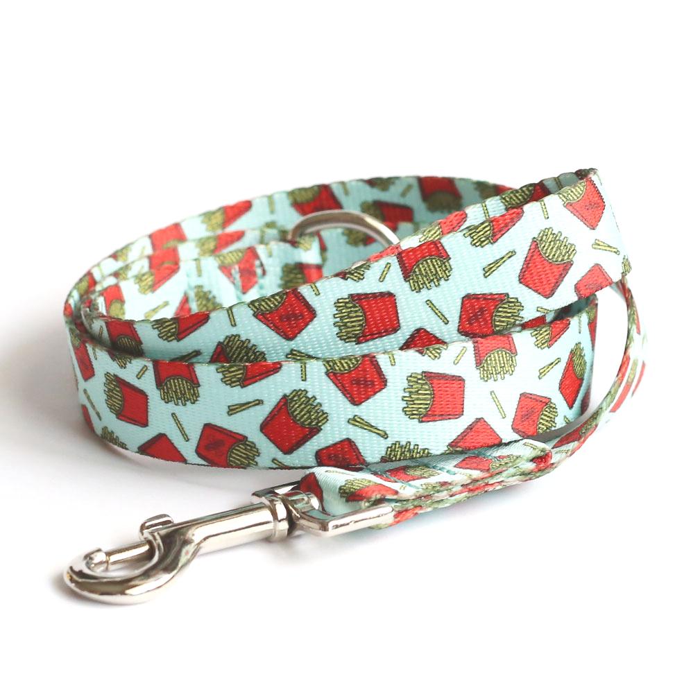 Friyay French Fry Dog Leash | Clive and Bacon